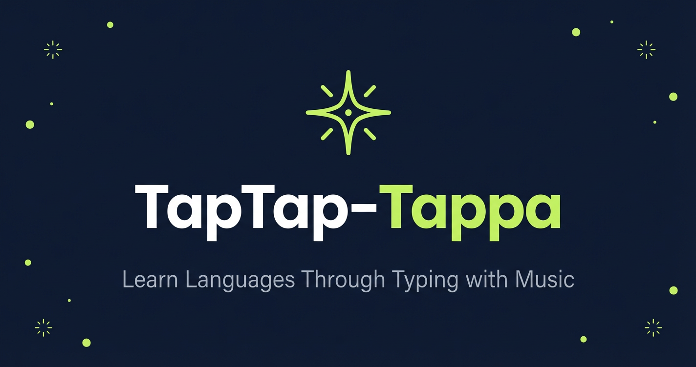 TapTap-Tappa | Learn Languages Through Typing with Music